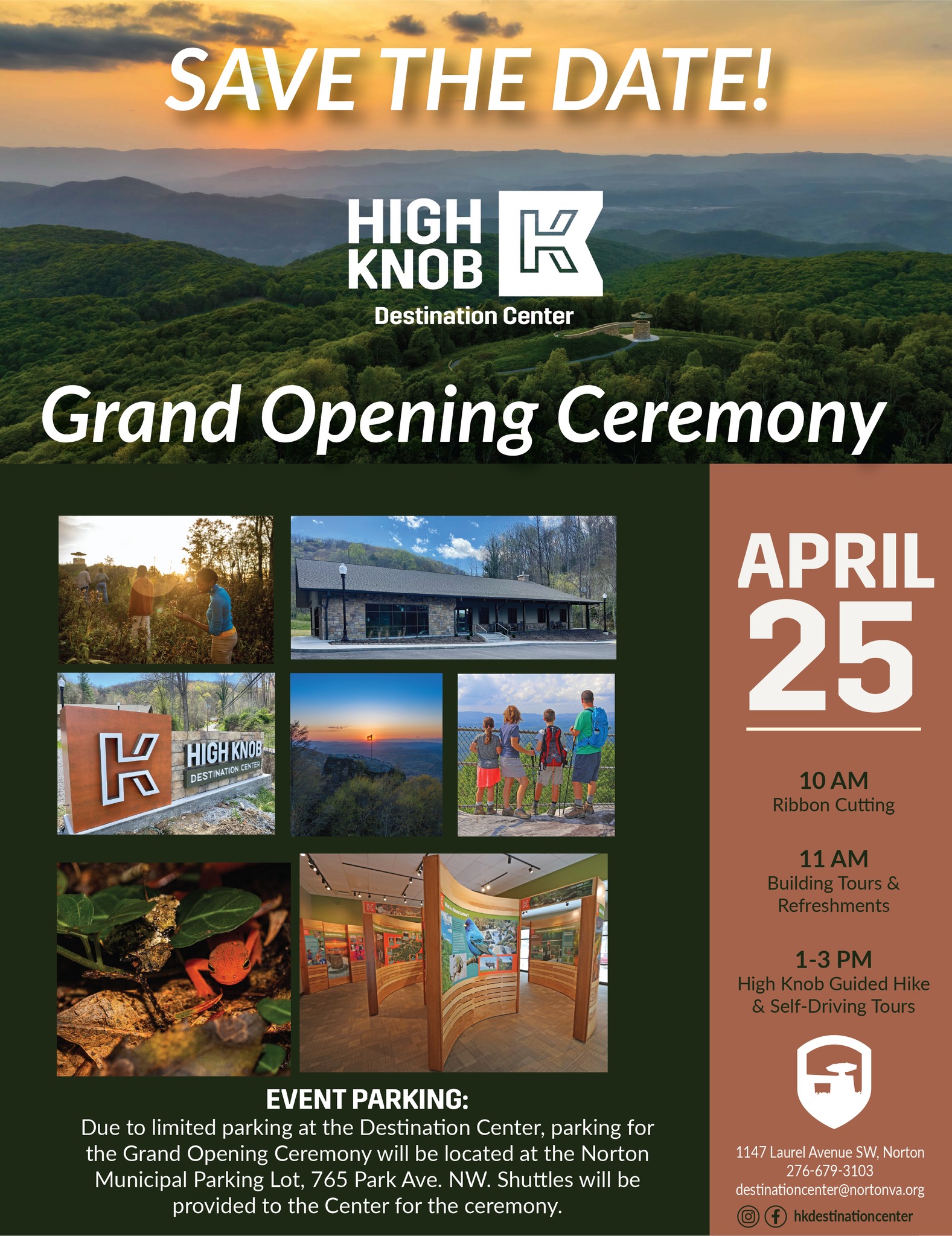 High Knob Destination Center Grand Opening - Norton, Virginia